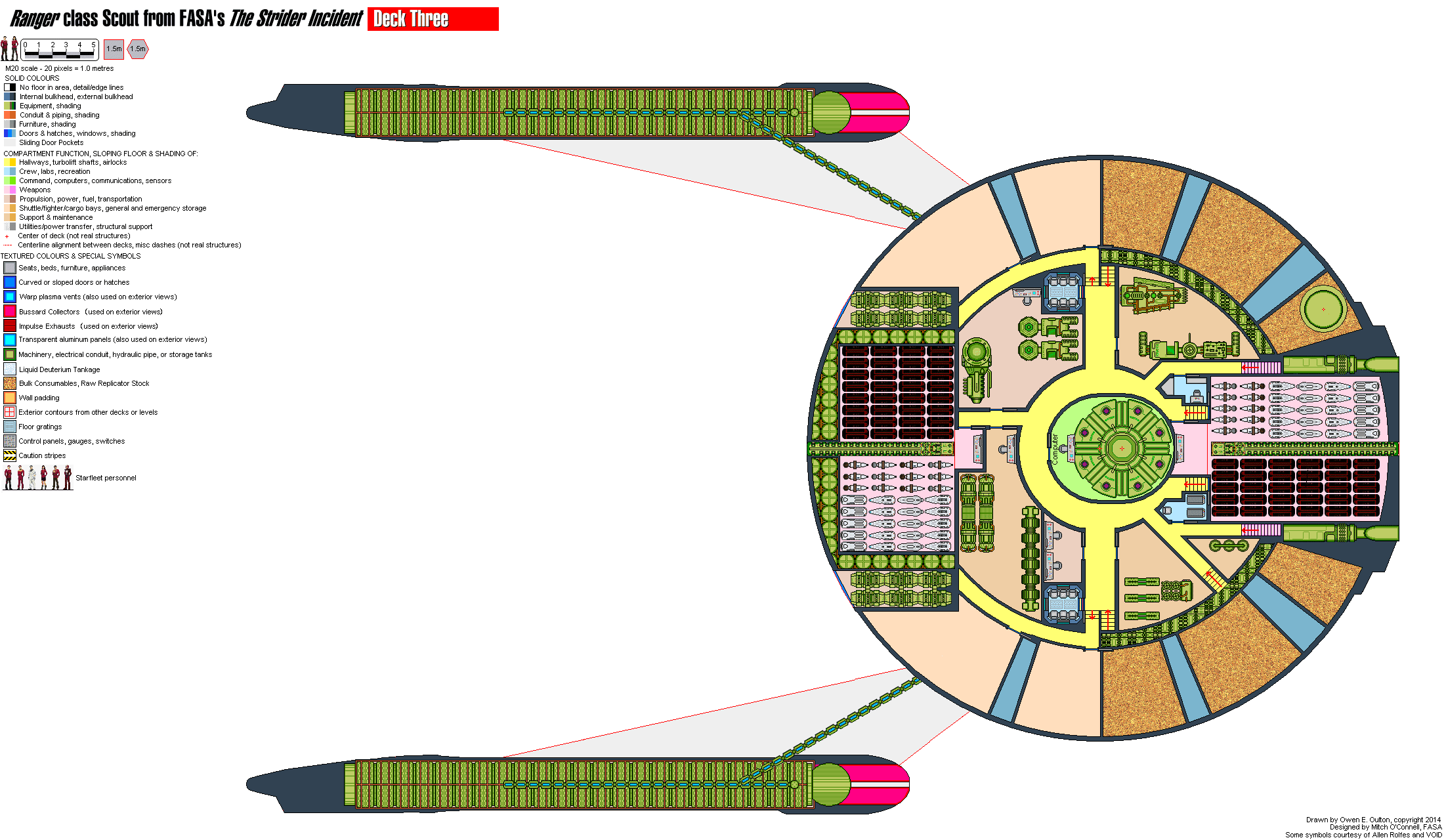 Star Trek Deckplan Federation